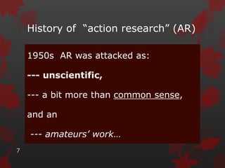 Action research a brief introduction | PPT