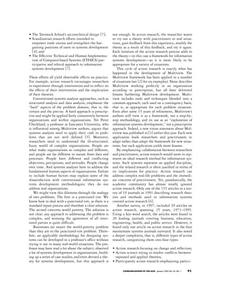 Action Research - David Avison | PDF