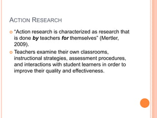 Action research final copy | PPTX