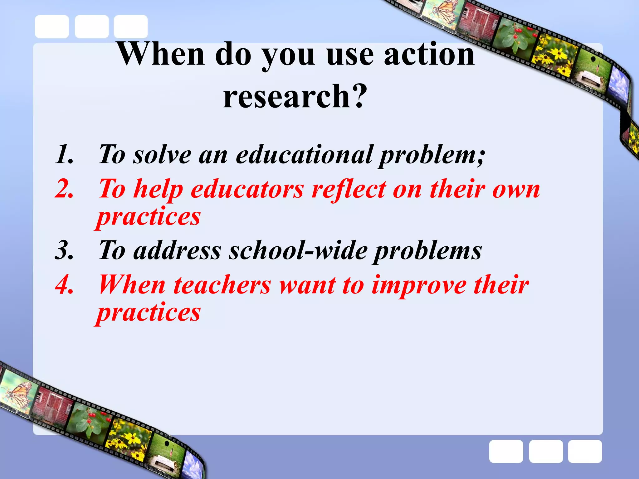 Action Research in Education- PPT | PPT