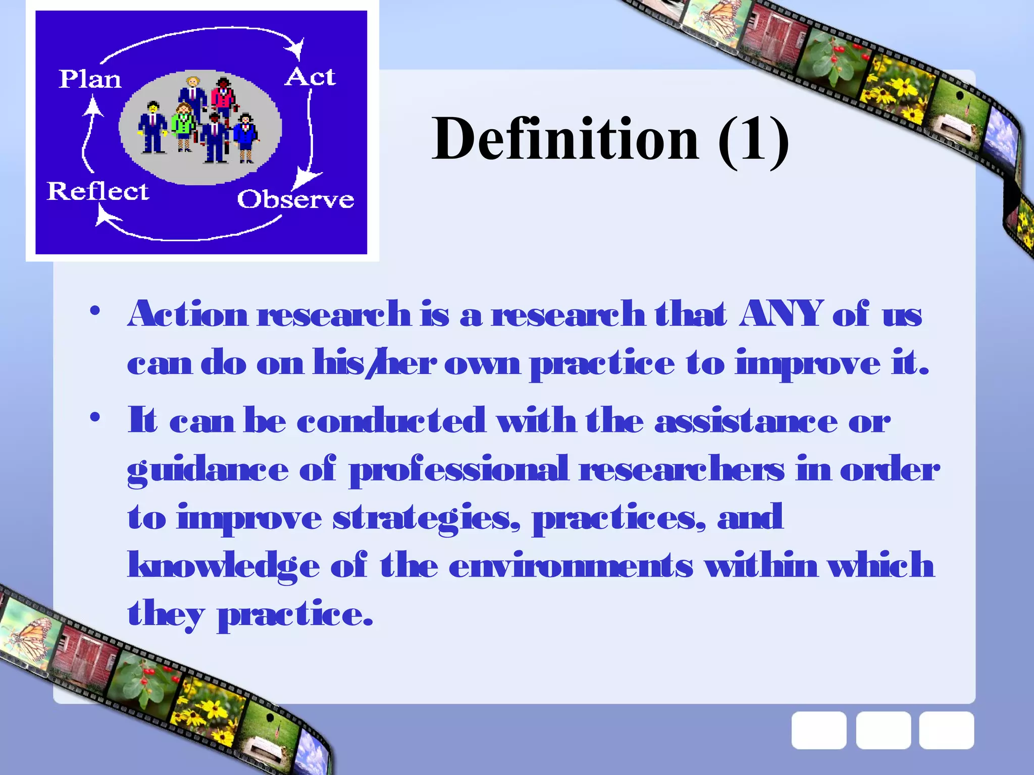 Action Research in Education- PPT | PPT