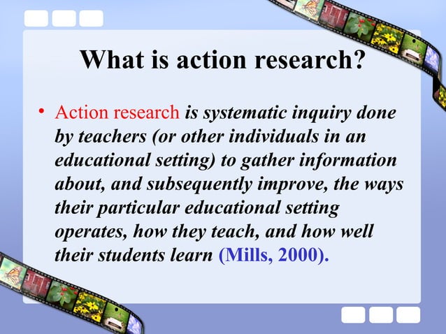 Action Research in Education- PPT | PPT
