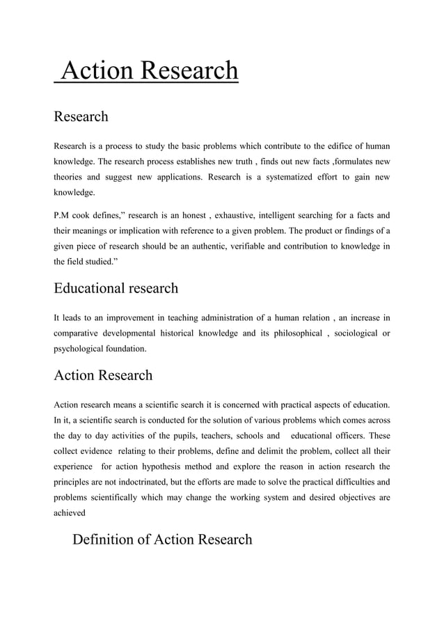 Action research[1] | PDF