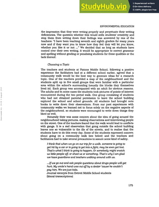 Action Research And Community Problem Solving Environmental Education ...