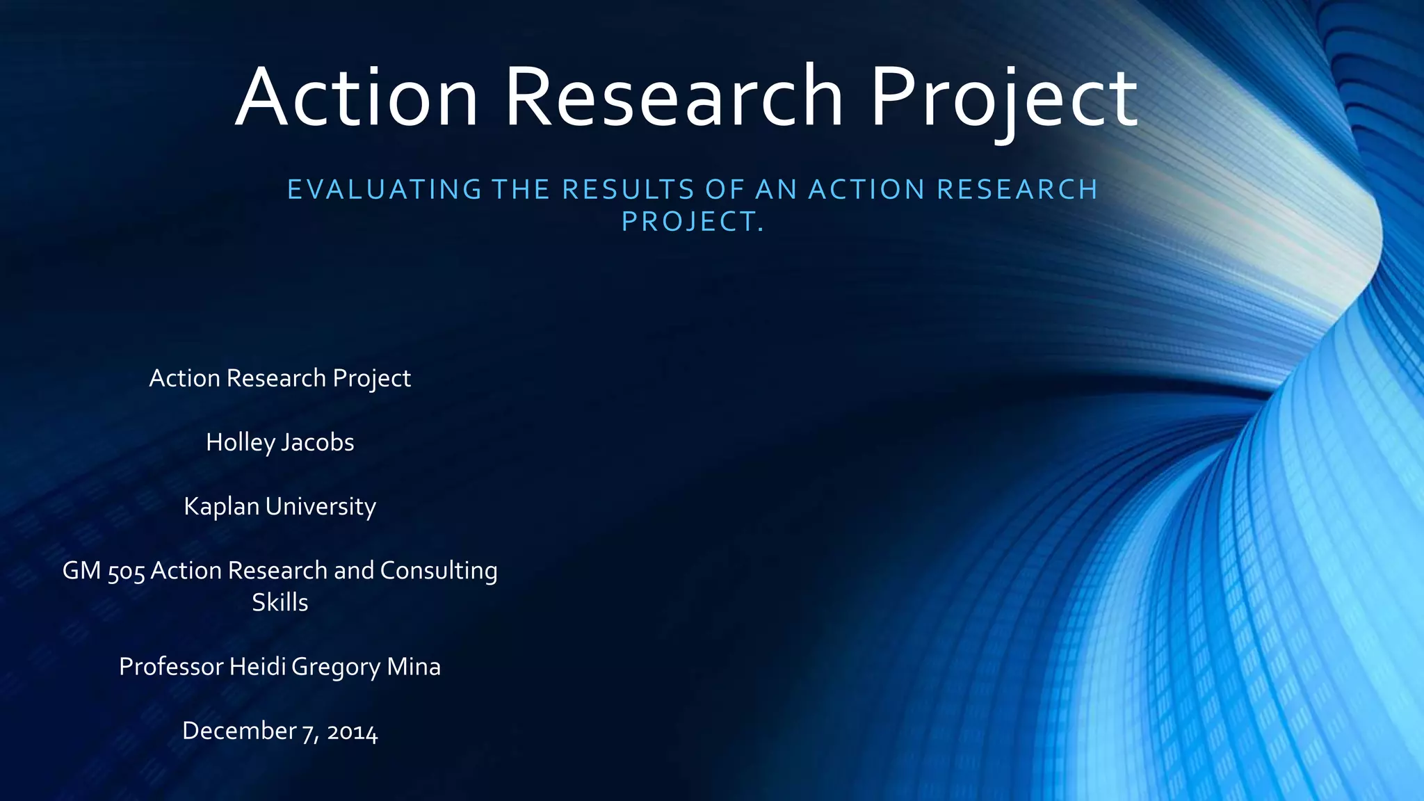 Action Research and SMART Goals Look Think Act | PPTX