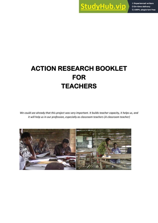 Action Research Booklet For Teachers | PDF | Professional School ...
