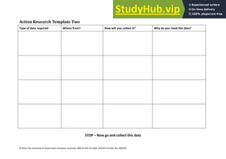 Action Research Booklet For Teachers | PDF | Professional School ...