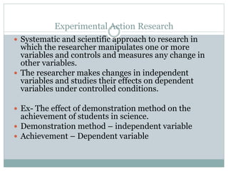 Action research by Prof.. vinita shrouty | PPTX