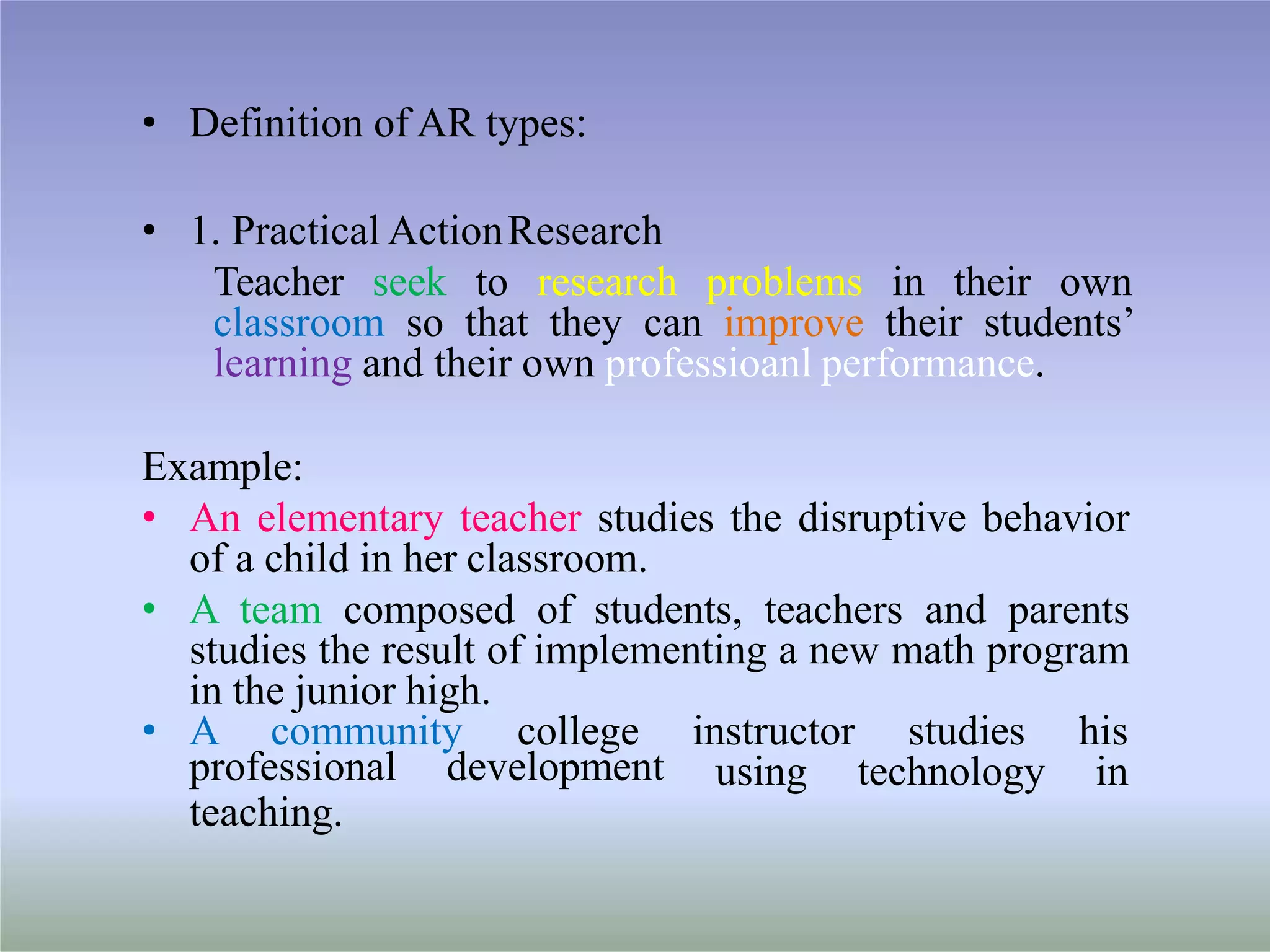 Action research ch 23 | PPTX