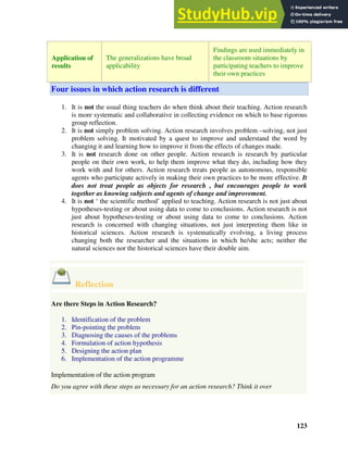 ACTION RESEARCH CONTENTS | PDF | Education
