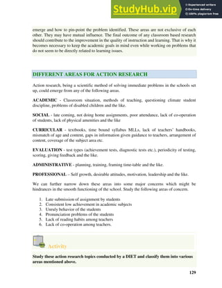 ACTION RESEARCH CONTENTS | PDF | Education