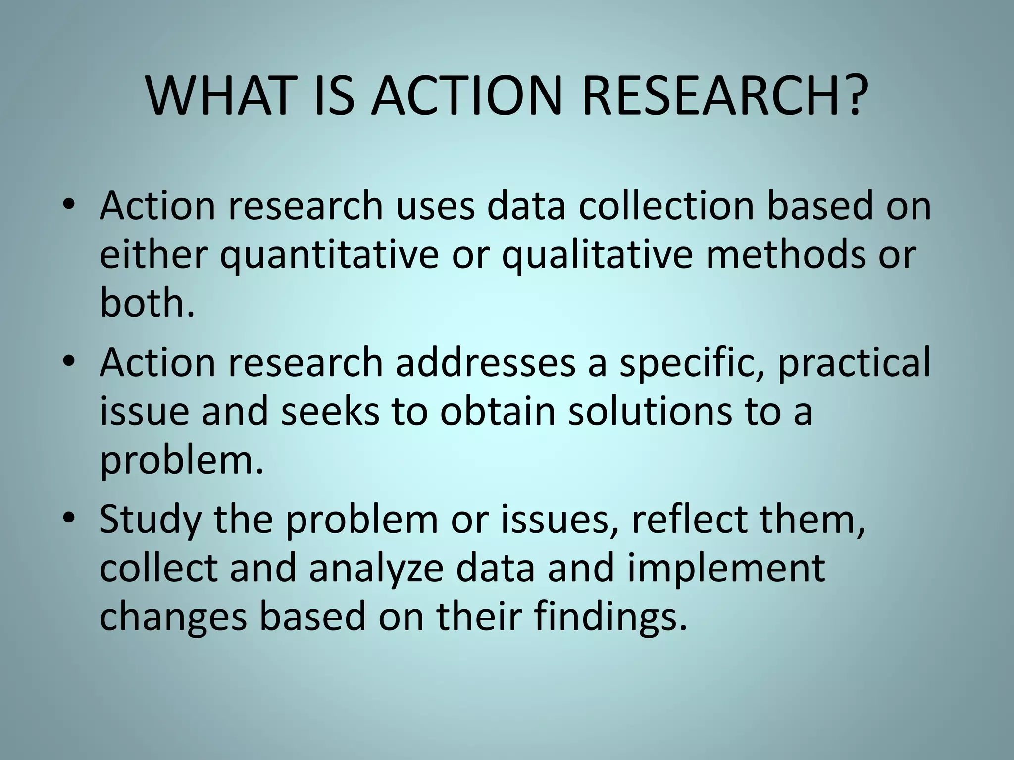 Action research design | PPTX