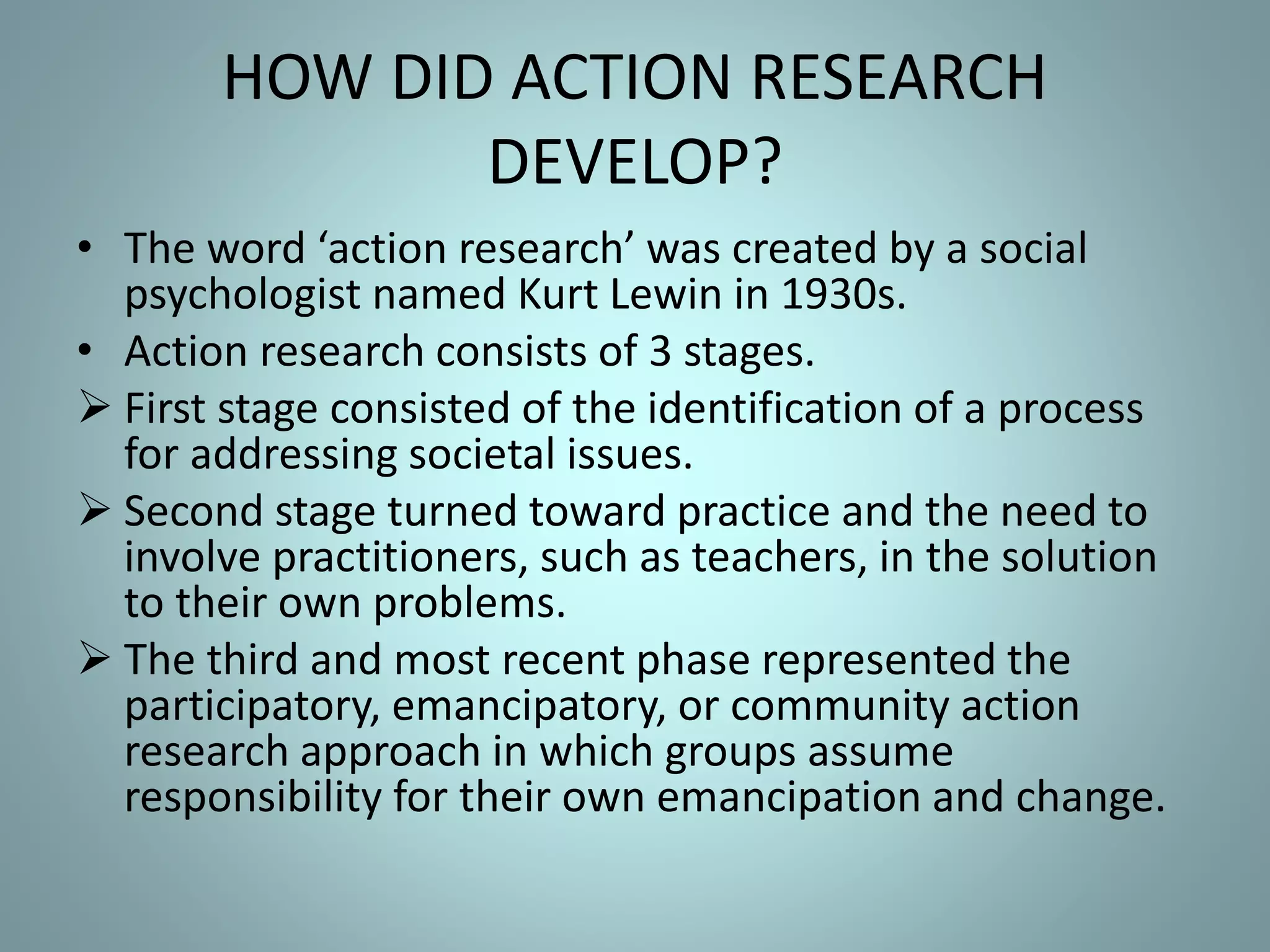 Action research design | PPTX