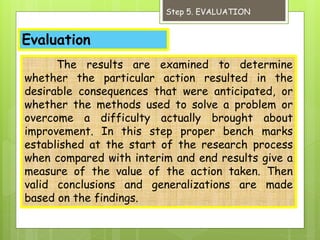 Action research: its' significance to educationThe importance of action ...