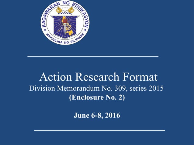 action_research_presentation_format_sample | PPT