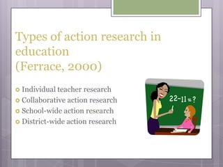 Action research in education | PPTX