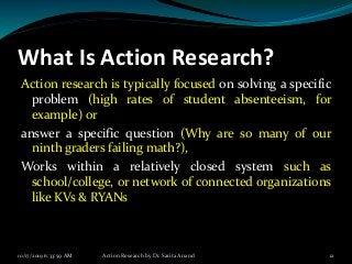 Action Research in Education | PPTX