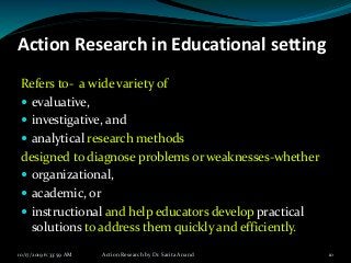 Action Research in Education | PPTX