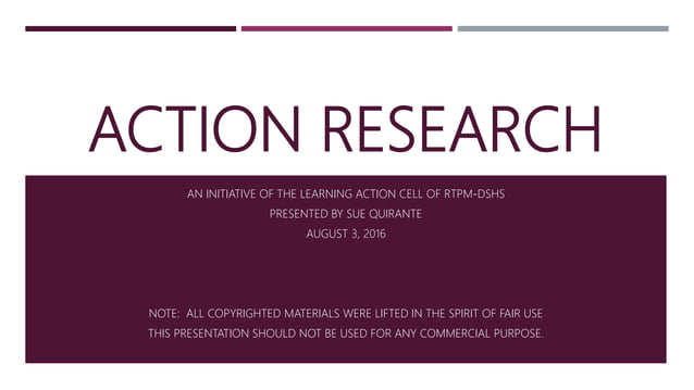 Introduction to Action Research for Teachers | PPT