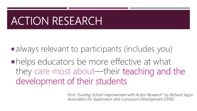 Introduction to Action Research for Teachers