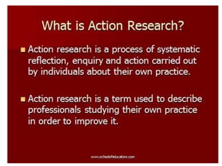 Action Research & Types of Research | PPTX