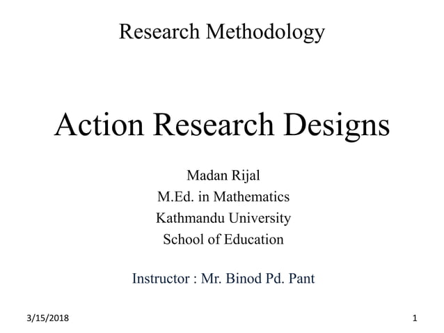 Action Research Design | PPTX