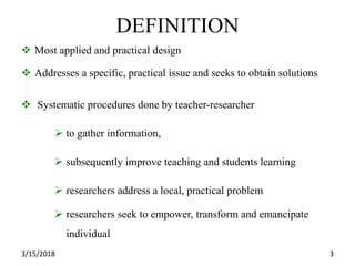 Action Research Design | PPTX