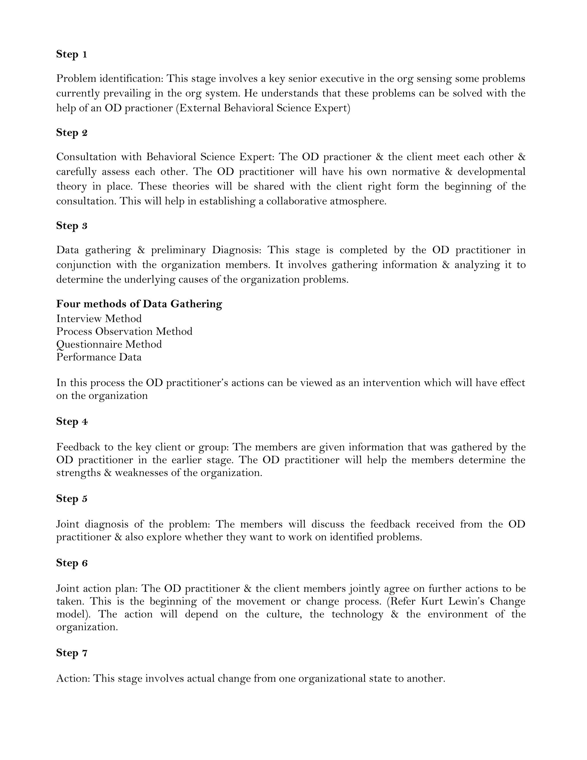 Action research model | DOC