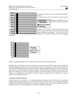Action research on english writing skill of the tertiary level students ...