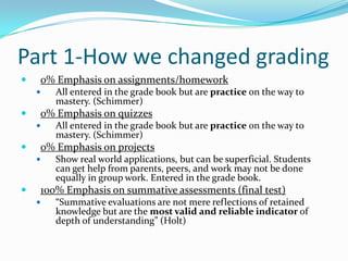 Action research on grading and assessment practices of grade 7 ...