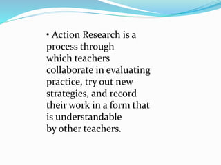 Action research | PPTX