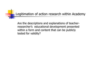 Action Research Presentation | PDF