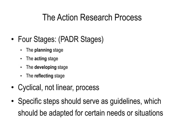 Action research process | PPTX