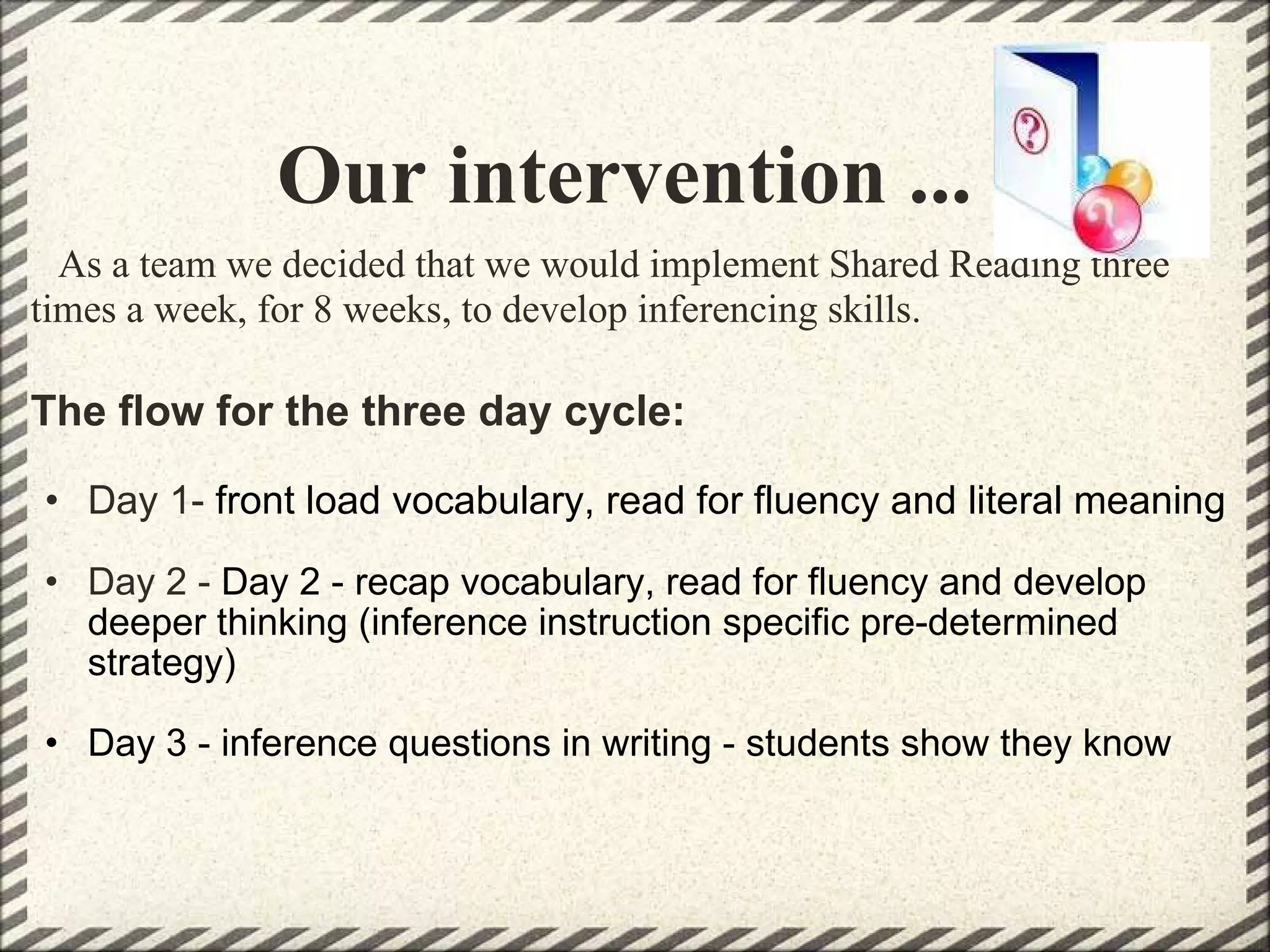 Plan for Intervention (Implementation and Evaluation) | PPT