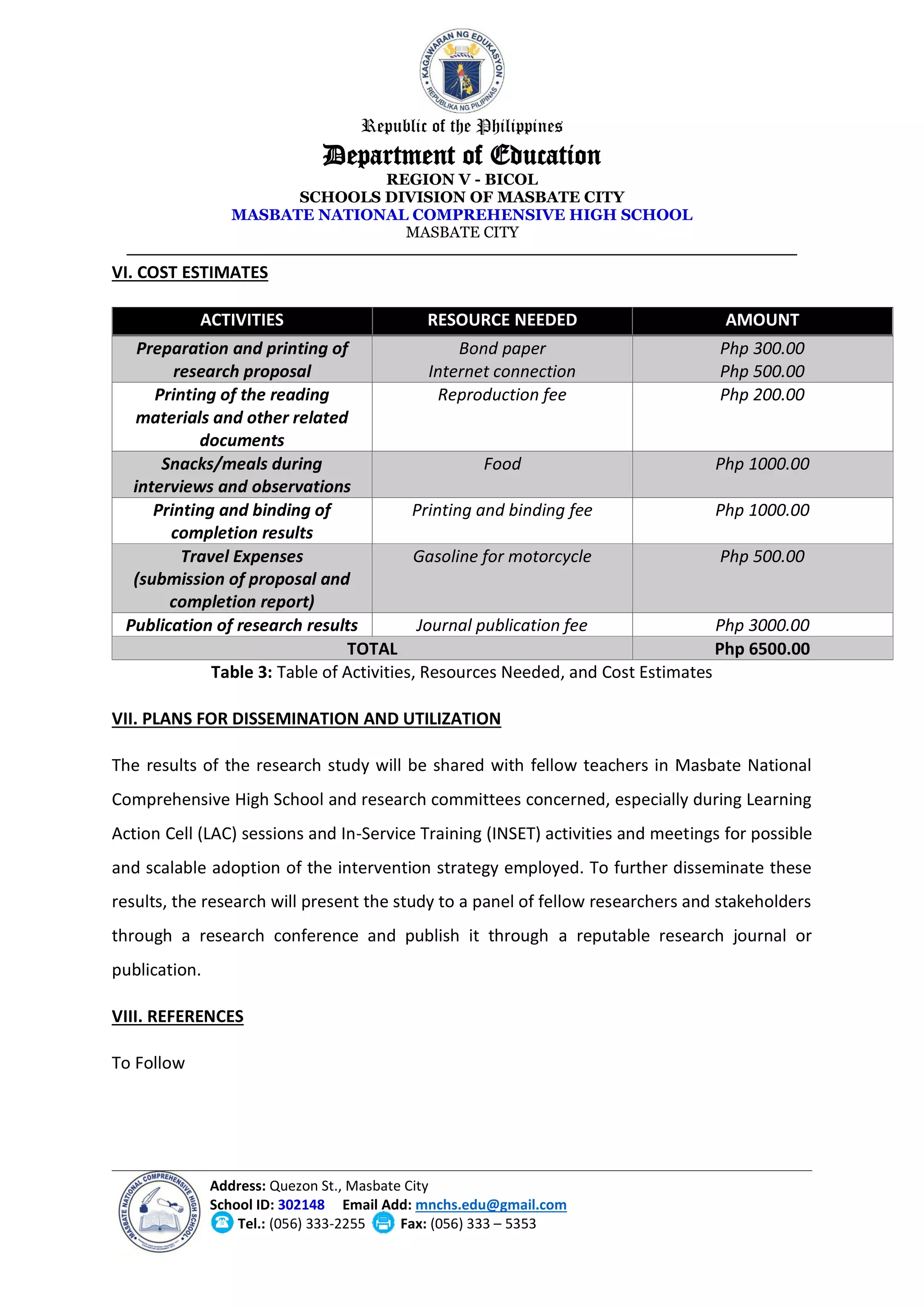 Action Research Proposal in DepEd - Super Draft | PDF