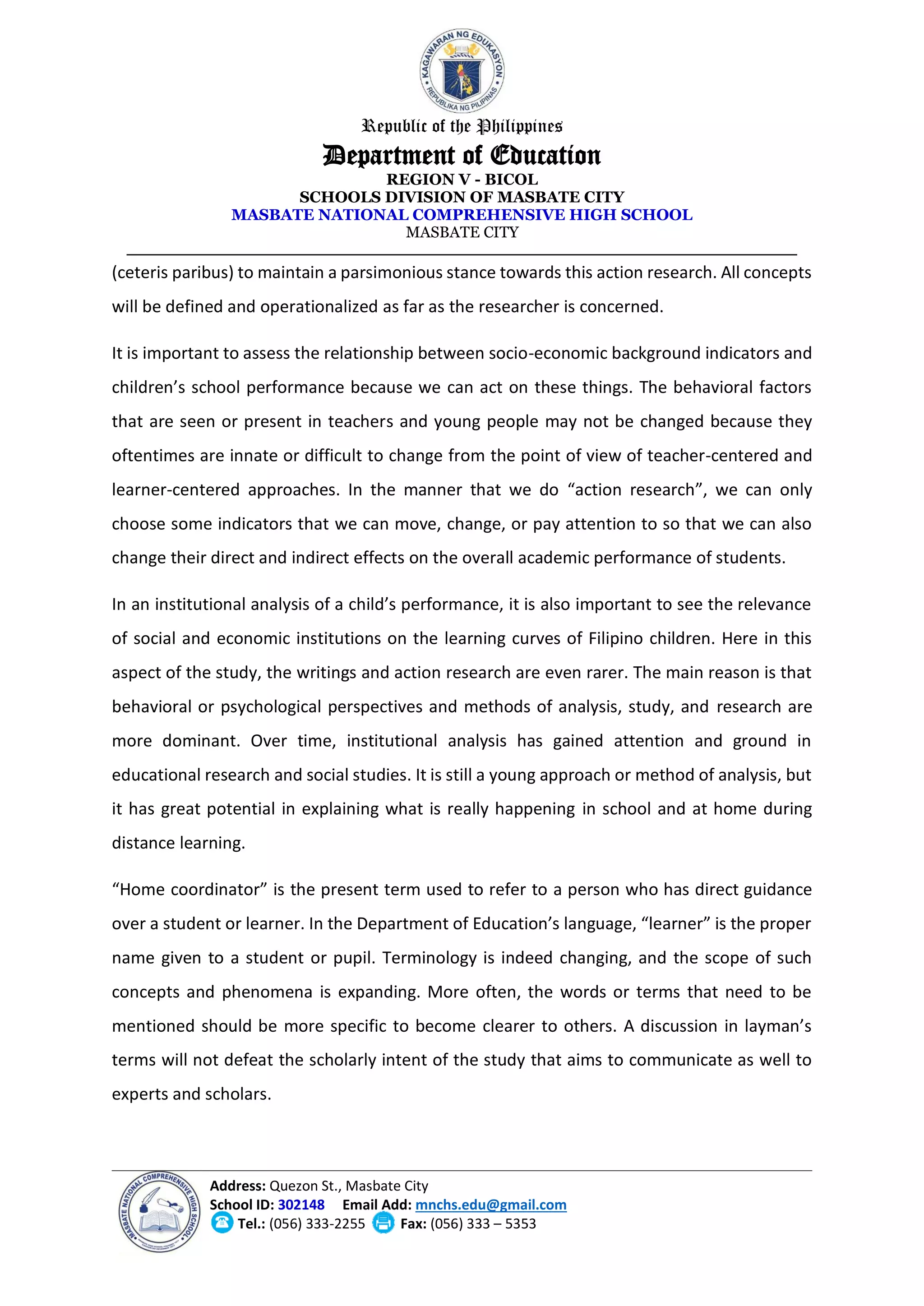 Action Research Proposal in DepEd - Super Draft | PDF