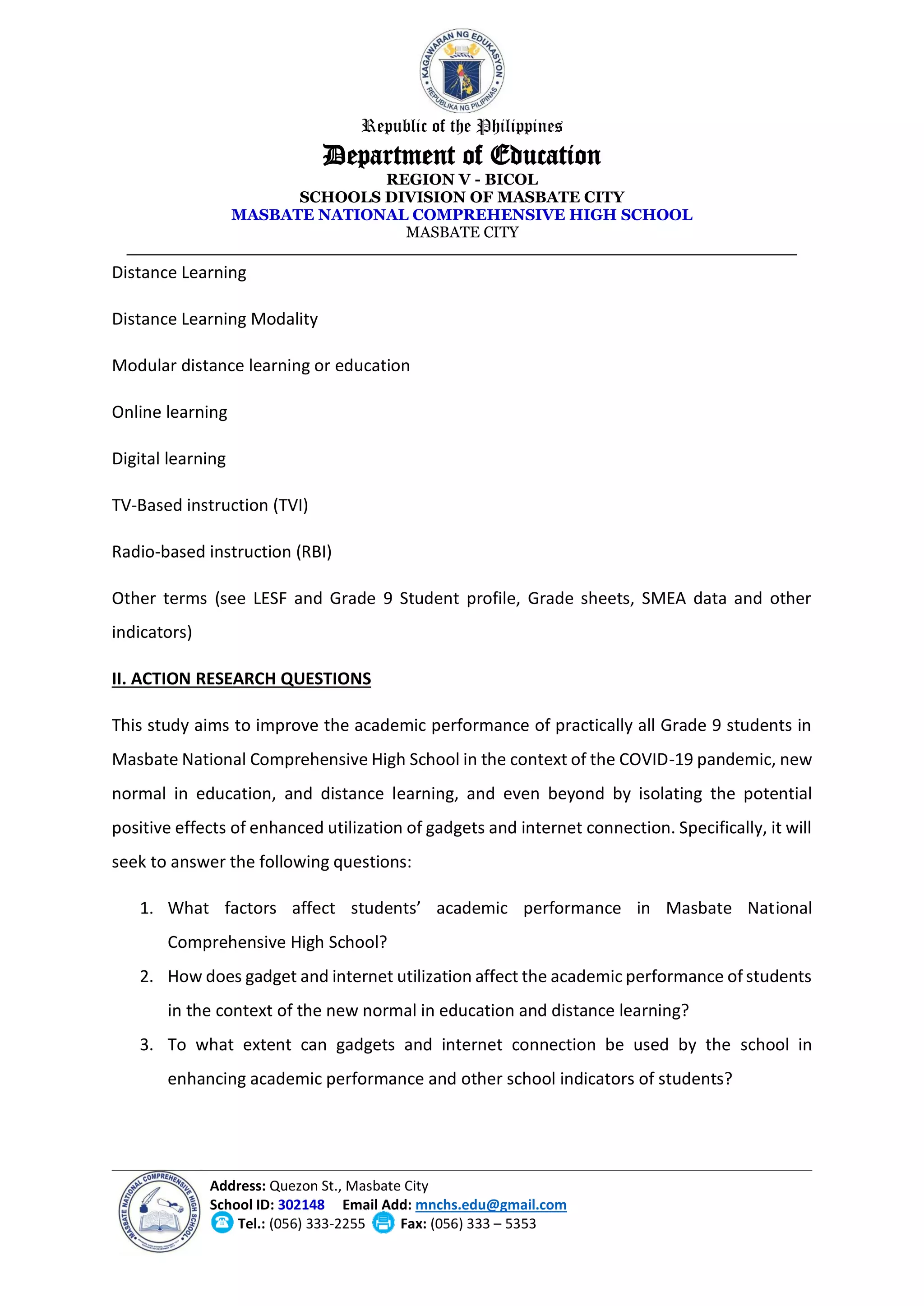 Action Research Proposal in DepEd - Super Draft | PDF