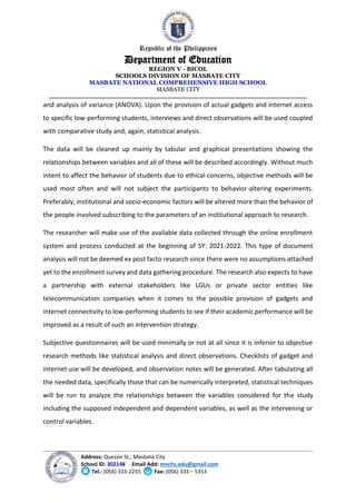 Action Research Proposal in DepEd - Super Draft | PDF