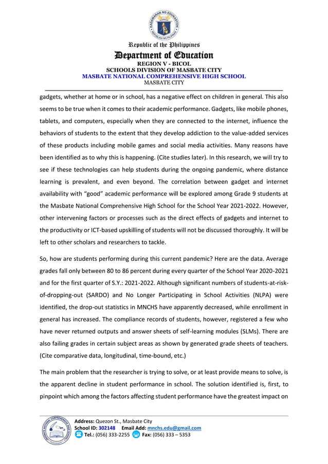 Action Research Proposal in DepEd - Super Draft | PDF | Education ...