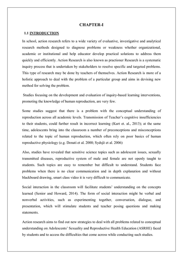 Action research sample | PDF | Professional School | Postgraduate Education