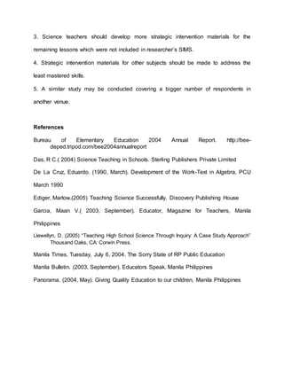 Action research for Strategic Intervention Materials | DOCX