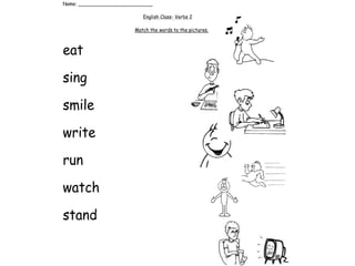 Action Words (Verbs) | PPTX