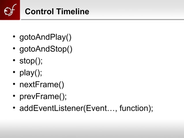Lesson 04 : Actionscript 3 Overview | PPT