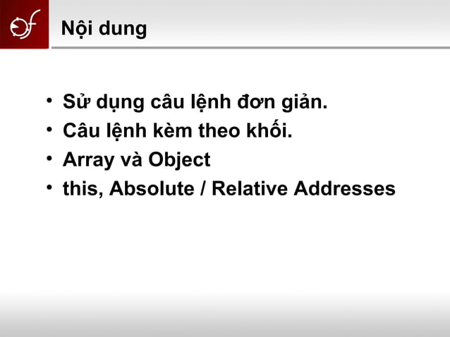 Lesson 04 : Actionscript 3 Overview | PPT