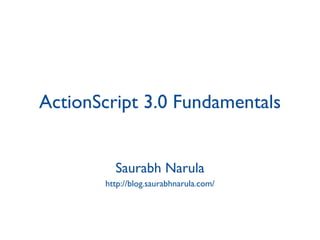 ActionScript 3.0 Fundamentals Guide | PPT