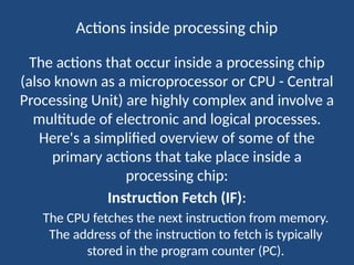 Actions inside processing chip, assembly language.pptx