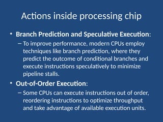 Actions inside processing chip, assembly language.pptx