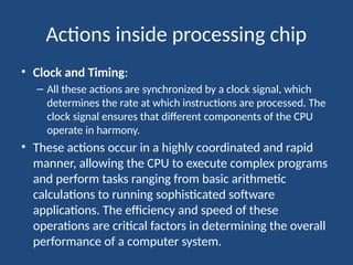Actions inside processing chip, assembly language.pptx