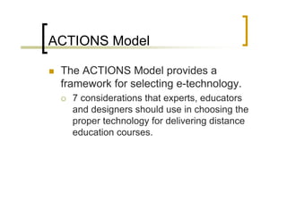 ACTIONS Model | PDF