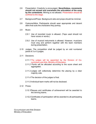 Action song rules, guidelines & adjudication forms 30 nov 2011 | DOC